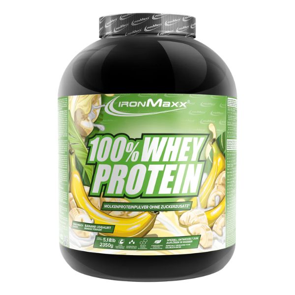 IronMaxx® 100% Whey Protein 2350g Banana Yoghurt