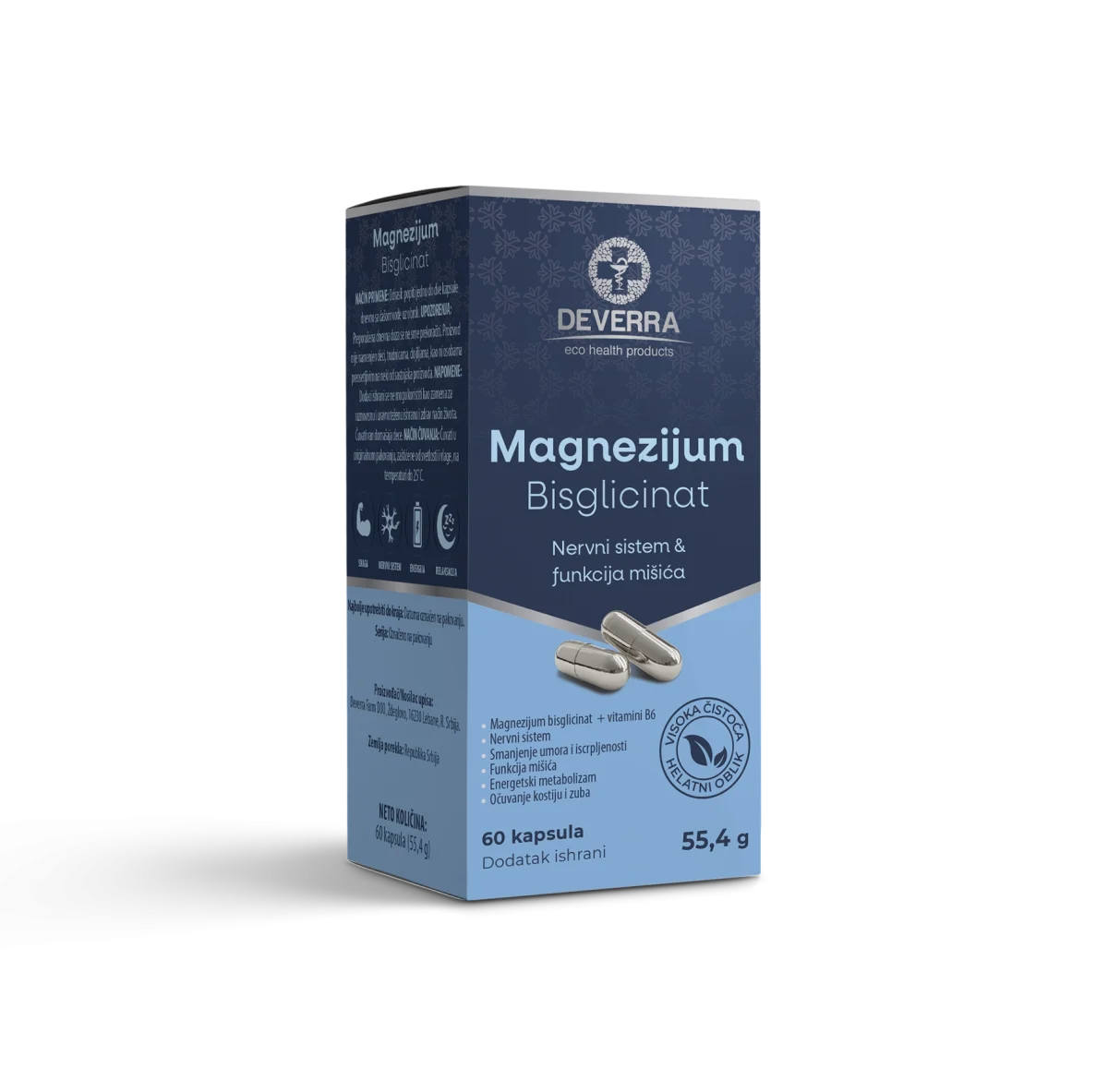 Magnezijum Bisglicinat + B6 60caps
