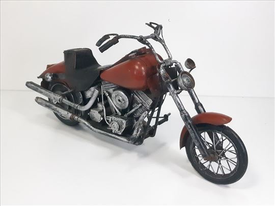 Velika metalna Harley Davidson skulptura 40cm