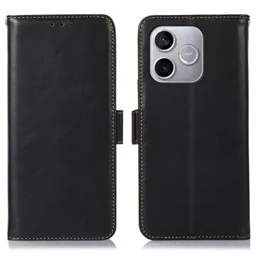 HONOR 600 LITE WALLET LEATHER CASE WITH RFID - BLACK
