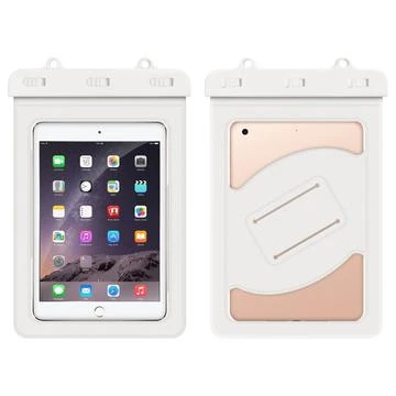UNIVERSAL IPX8 WATERPROOF TABLET CASE - 9" - WHITE