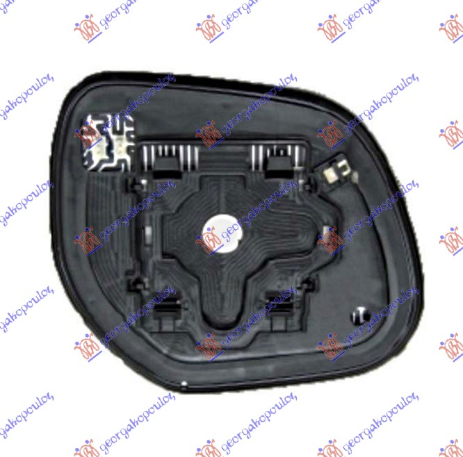 STAKLO RETROVIZORA SA GREJACEM (KONVEKSNO) Leva str. MITSUBISHI OUTLANDER (2011-2013) (OEM: 7632A470, 8151LS)