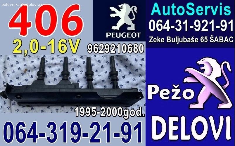 PEŽO 406 BOBINA 2,0-16V PEUGEOT CITROEN 1995-2000GOD.