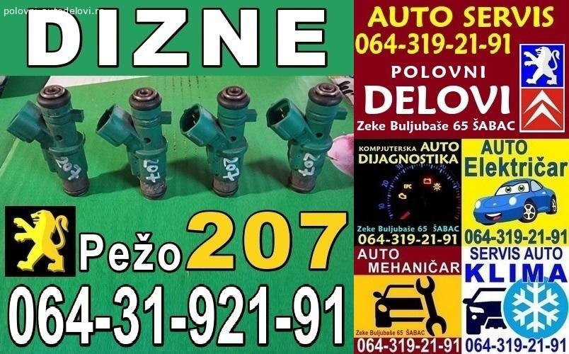 DIZNE PEŽO 207 PEUGEOT