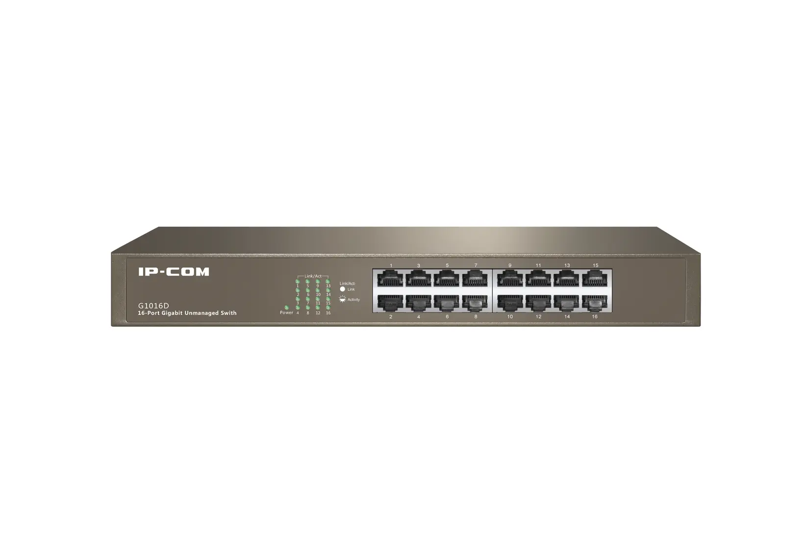 IP-COM Networks Switch, L2 Gigabit Ethernet Neupravljivi 1U, Bronza