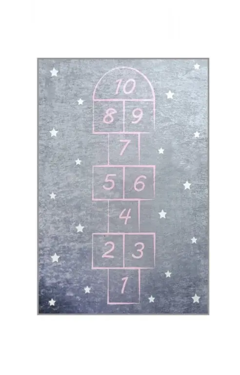 Conceptum Hypnose Tepih Hopscotch, 140x190 cm, Tamnosivi