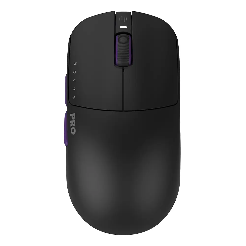 DARK PROJECT Bežični gaming miš Novus Pro, Crno-Ljubičasti
