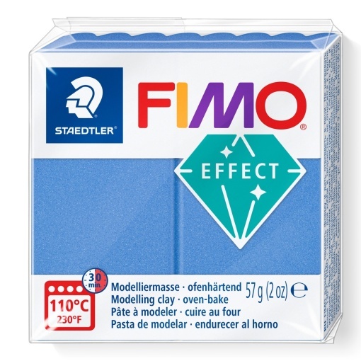 FIMO effect Metalik plava