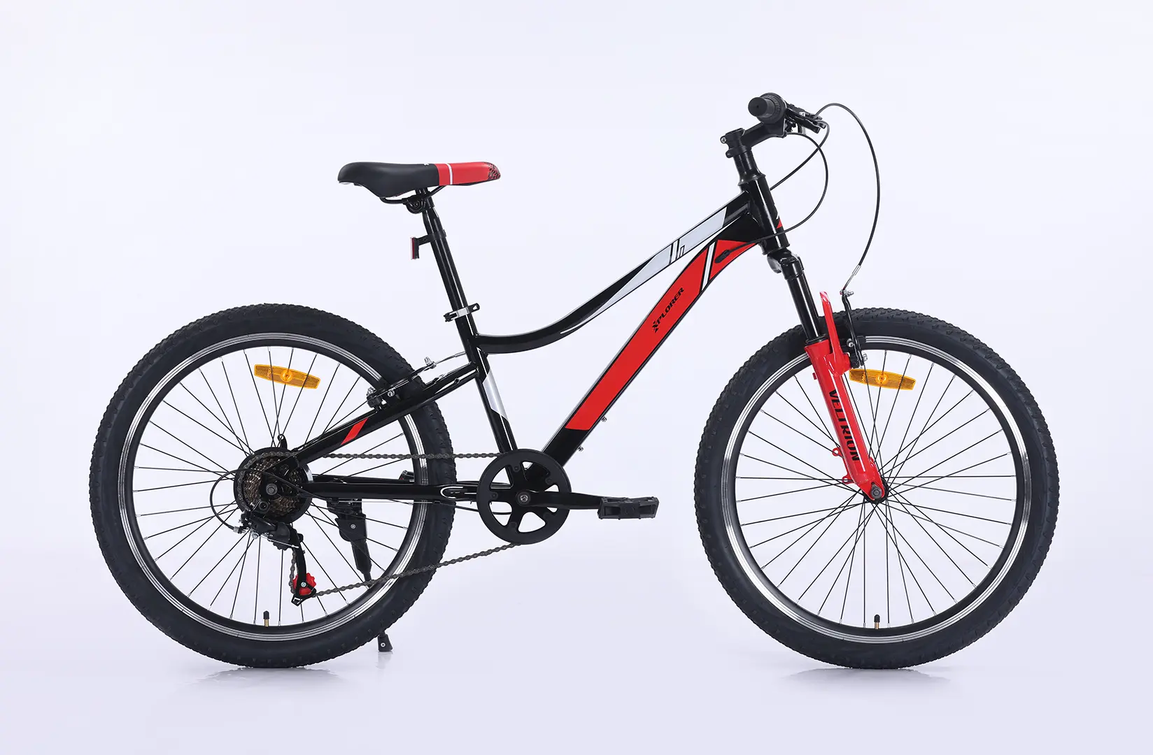 Xplorer Dečiji bicikl Veltrion, 24", Crno-crveni