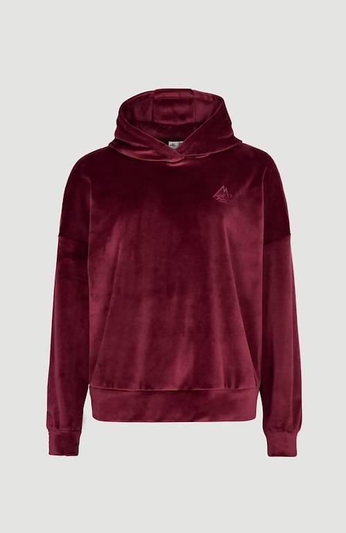 O’NEILL Ženski duks za planinarenje Velour Hoodie Fleece, Bordo