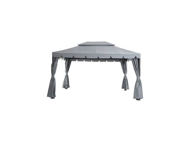 Gazebo Paviljon Royal 3 x 4 m Sa Zavesama - Grey