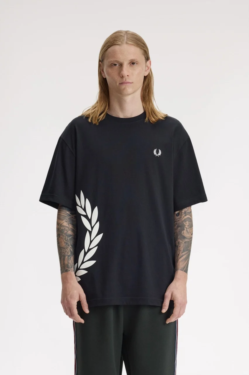 FRED PERRY TEXTURED MAJICA BLK