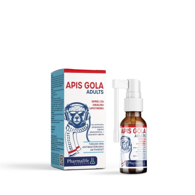 APIS GOLA ADULTS SPREJ ZA GRLO 20 ML