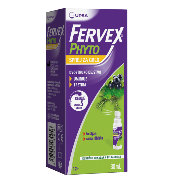 FERVEX PHYTO SPREJ ZA GRLO 30 ML