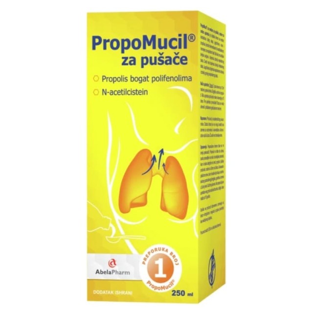 PROPOMUCIL SIRUP ZA PUŠAČE 250 ML