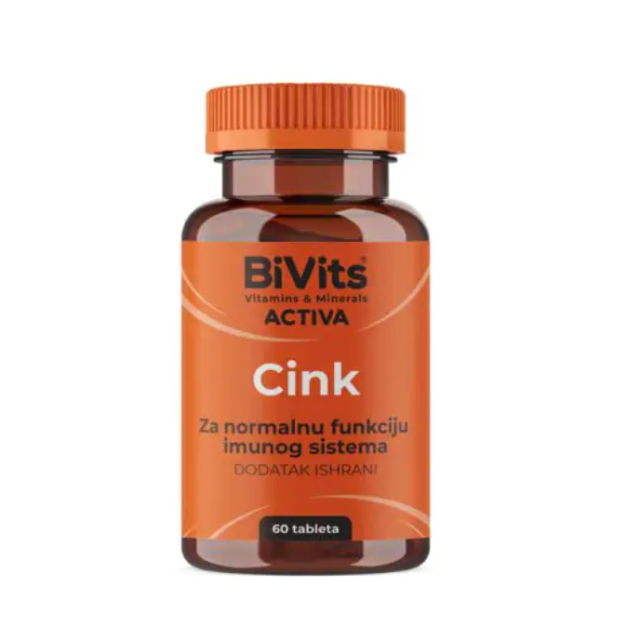BIVITS ACTIVA CINK 60 TABLETA