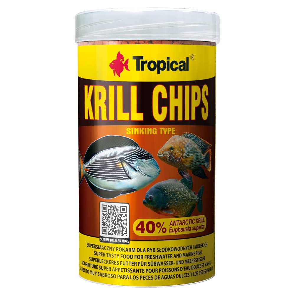 Tropical krill chips