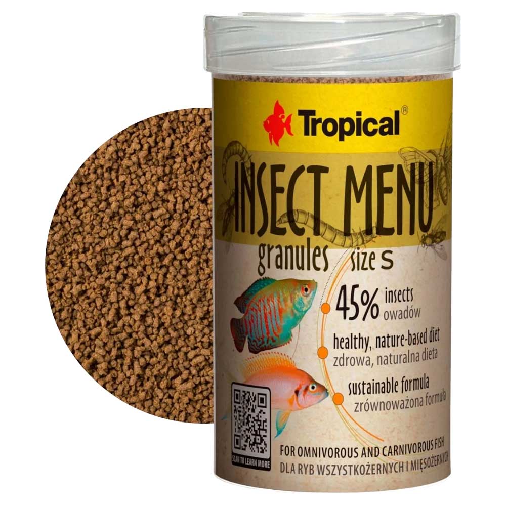 Tropical insect menu granulate size S 100 ml