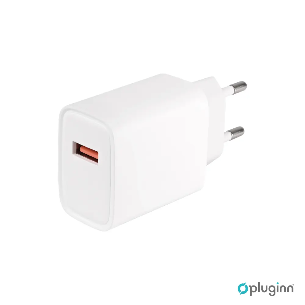 Kućni Punjač Pluginn AJ-18 QC3.0 18W beli CE