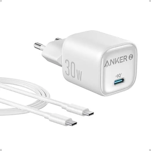 Anker punjač Zolo 30W, PD 3.0, beli