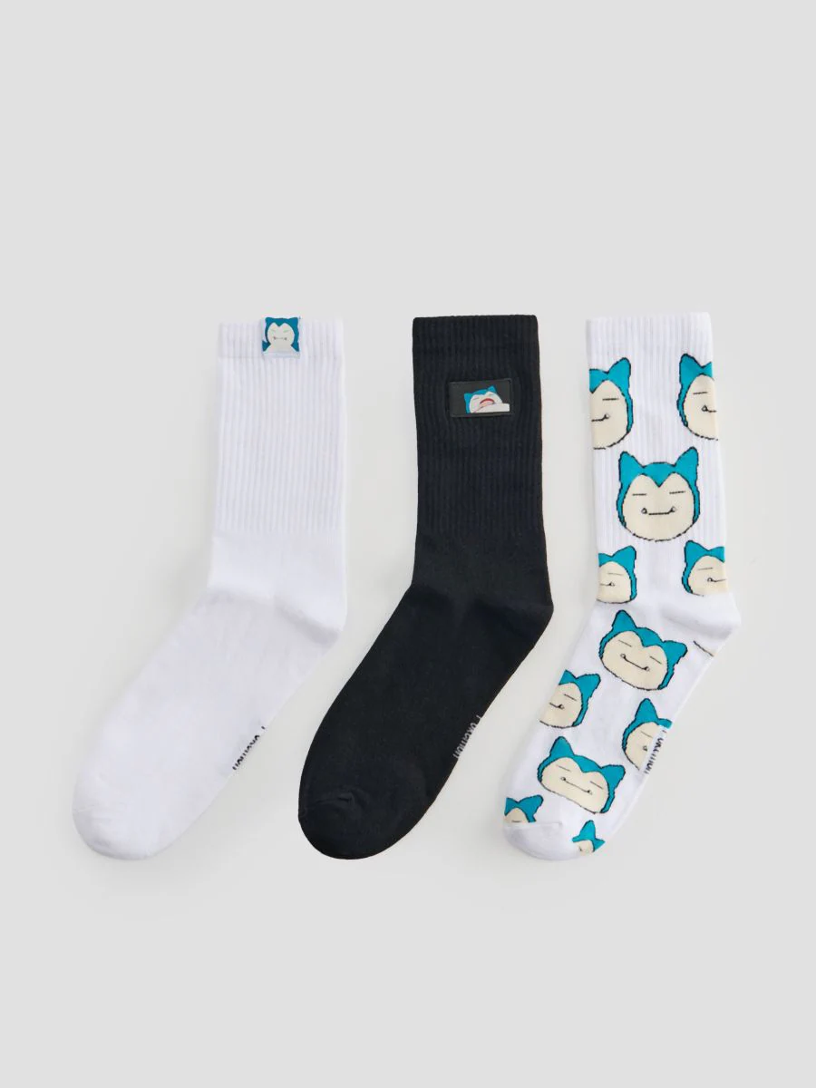 Duge čarape paket od 3 komada Pokémon Snorlax