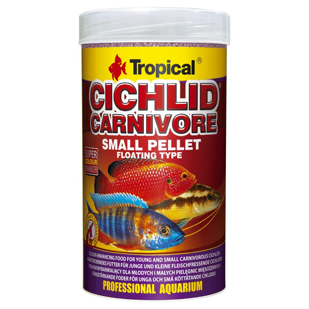 Tropical cichlid carnivore small pellet 250ml