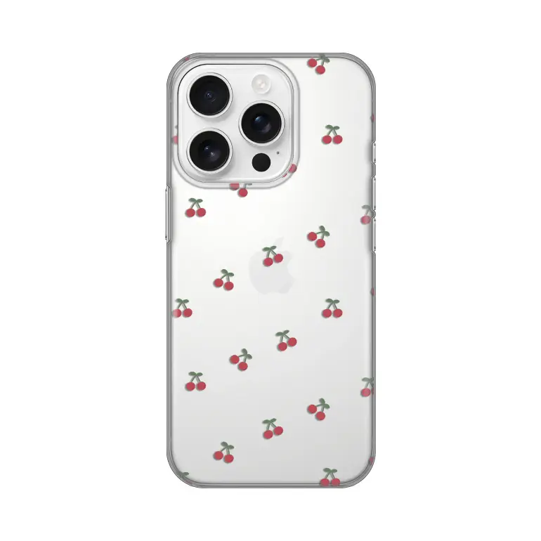 Maska za telefon Silikonska Print Skin za iPhone 16 Pro 6.3 Little Cherry