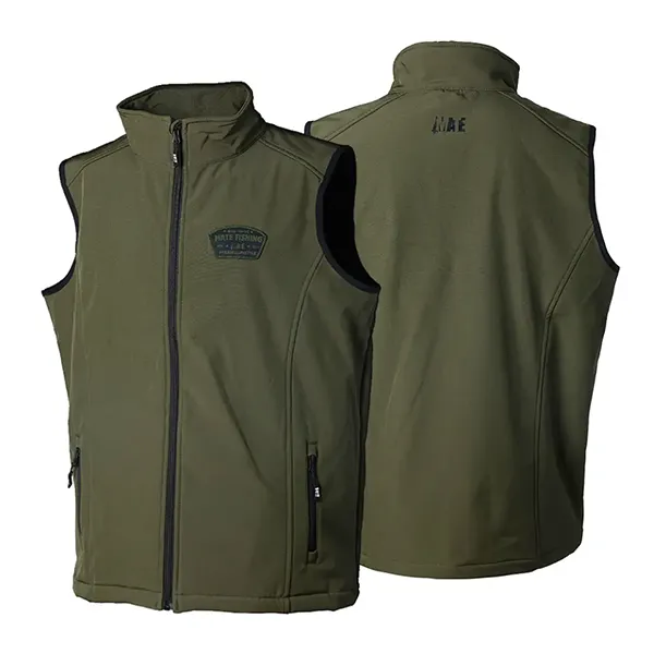 MATE SHELL & FLEECE VEST GREEN– topli ribolovački prsluk