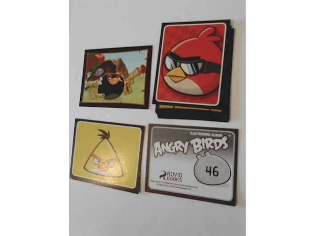 ANGRY BIRDS Sličice na komad MINT