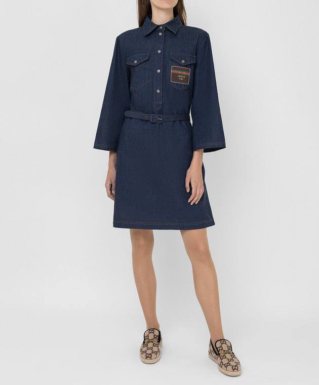 Gucci Boutique Short Denim Dress