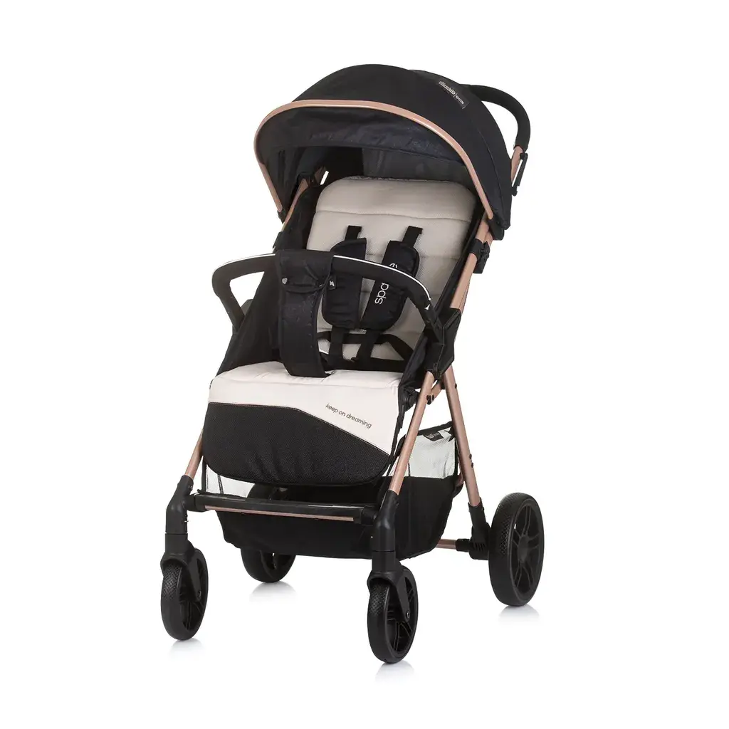 Chipolino Kolica za bebe Sparkle, Crna