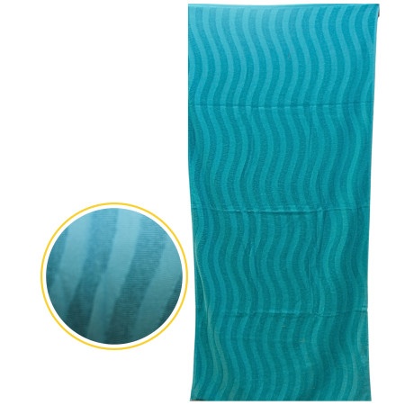Dekordom plažni peškir beach master - 70x150 - wave turquoise ( 025754 )