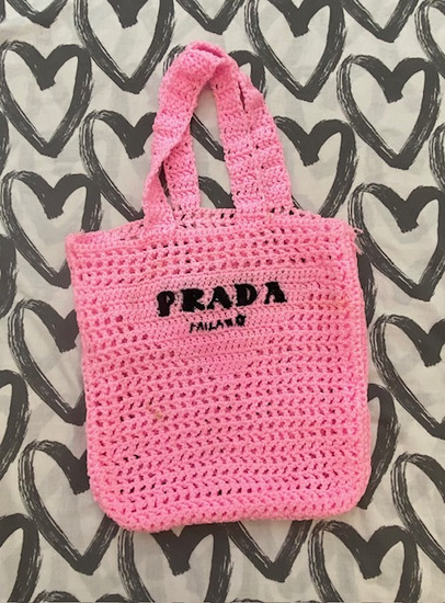 RASPRODAJA! Prada Beaute Pletena Torba