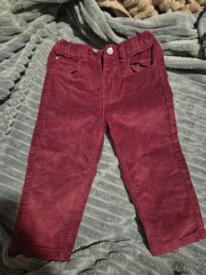 Jacadi somotske pantalone 18m