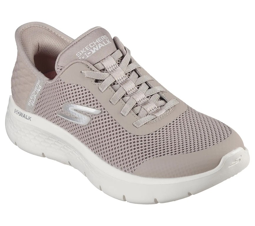 Skechers Ženske patike Go Walk Flex - Grand Entry, 124836-TPE, Bež
