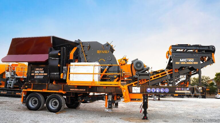 Jedinica za drobljenje
FABO Mobile Impact Crusher Mobile Impact Crusher MIC-100