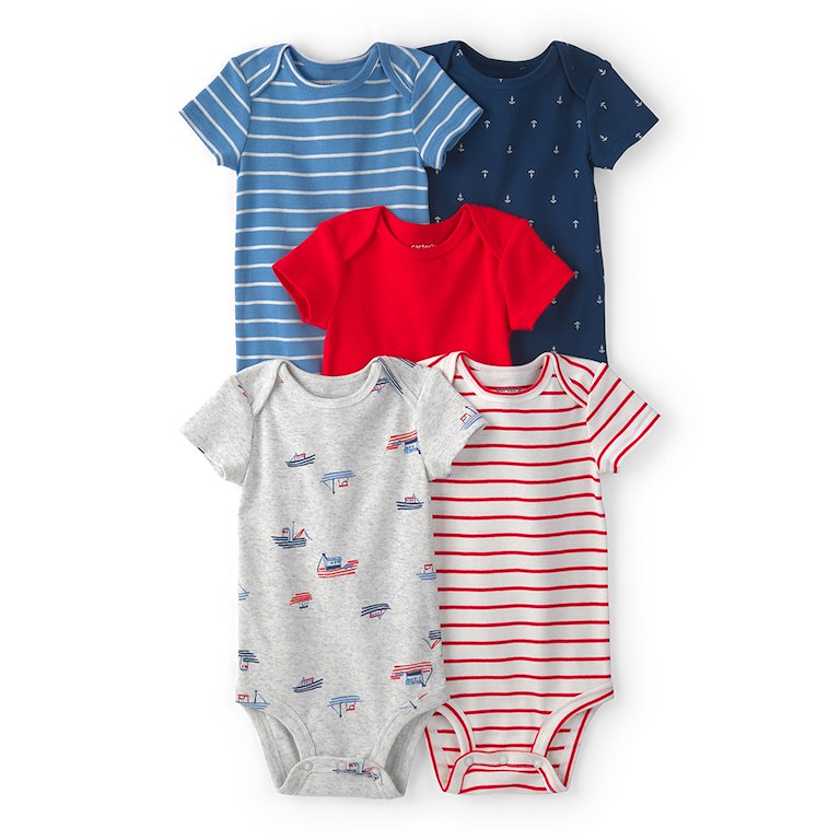 Carter's bodi za bebe dečake - set od 5 kom. BL261U627310