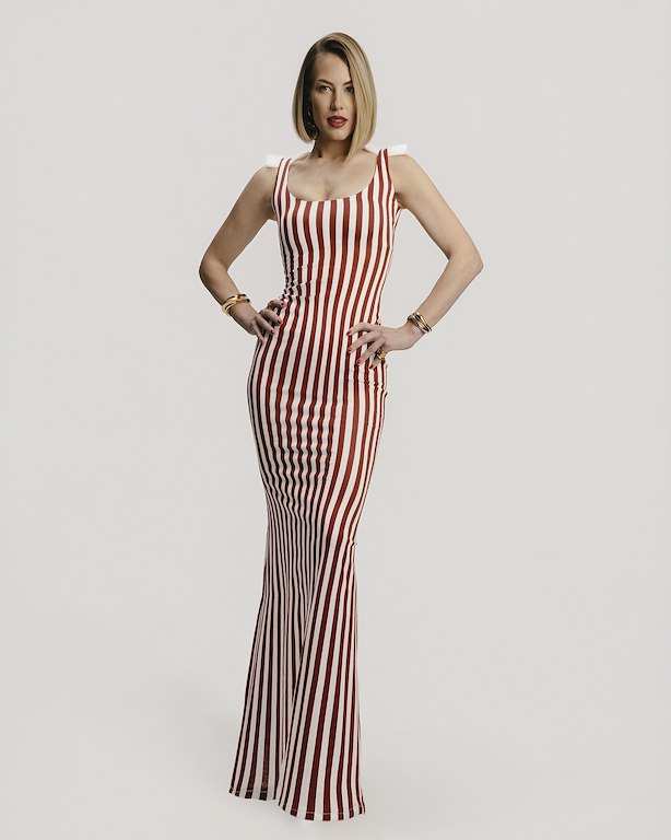 SPELL DRESS STRIPED