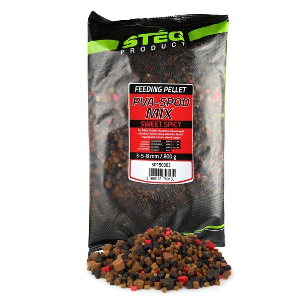 Pva-Spod Mix 800g Sweet Spicy 3-5-8mm (SP150303)