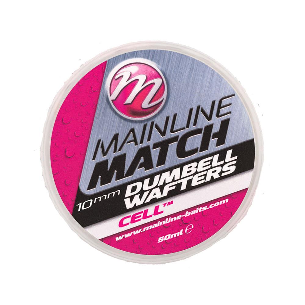 MATCH DUMBELL WAFTERS 10mm WHITE - CELL 10mm (MM3114)