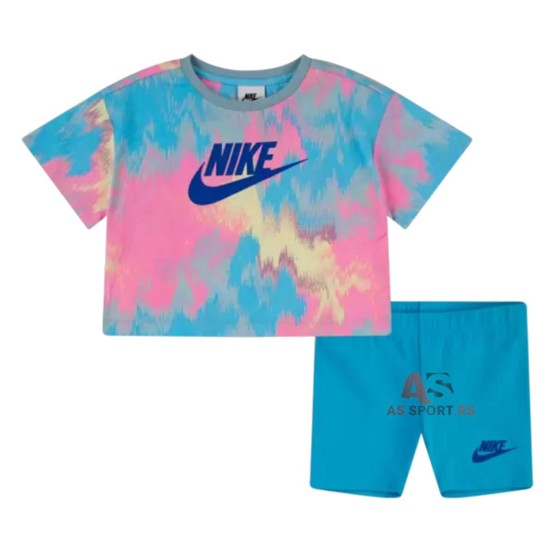 Nike Majice Boxy Tee & Bike Short Set 18M