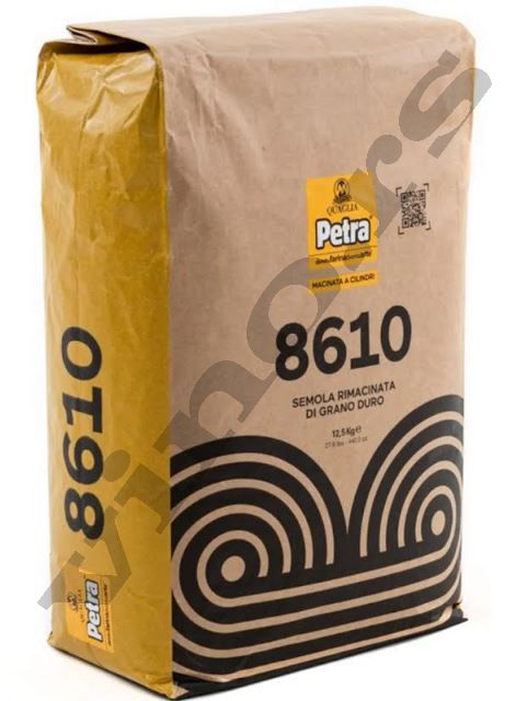 Petra 8610 Semola Rimacinata di Grano Duro 12,5 kg