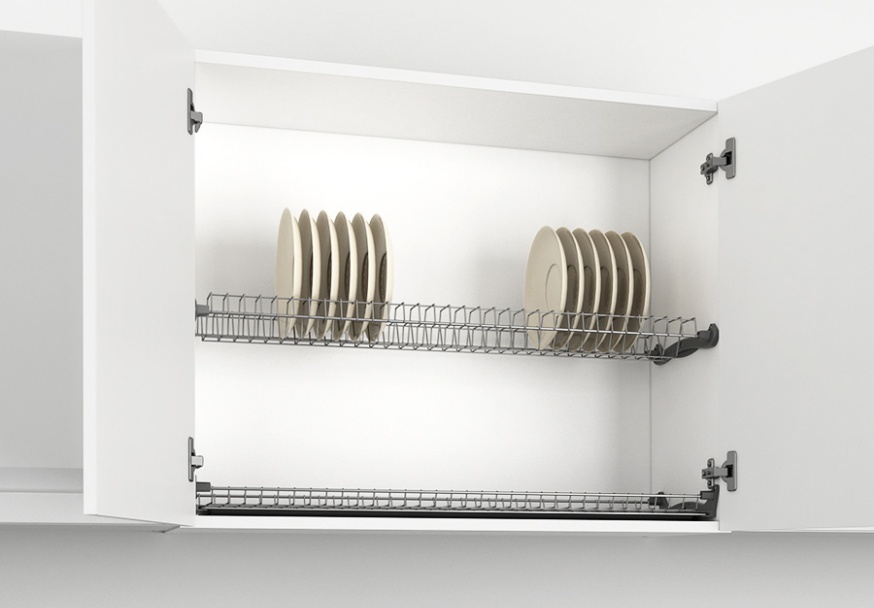 COMPAGNUCCI OCEĐIVAČ / NOSAČ TANJIRA, POSUDA I ČAŠA, SA TACNOM, komplet za korpus 60, 80 i 90cm