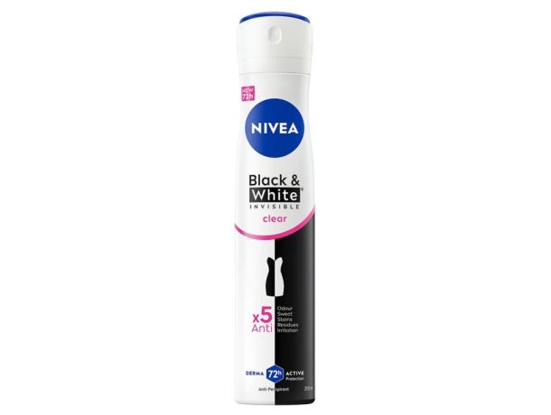 NIVEA DEO B&W INVISIBLE CLEAR WOMEN 150ML