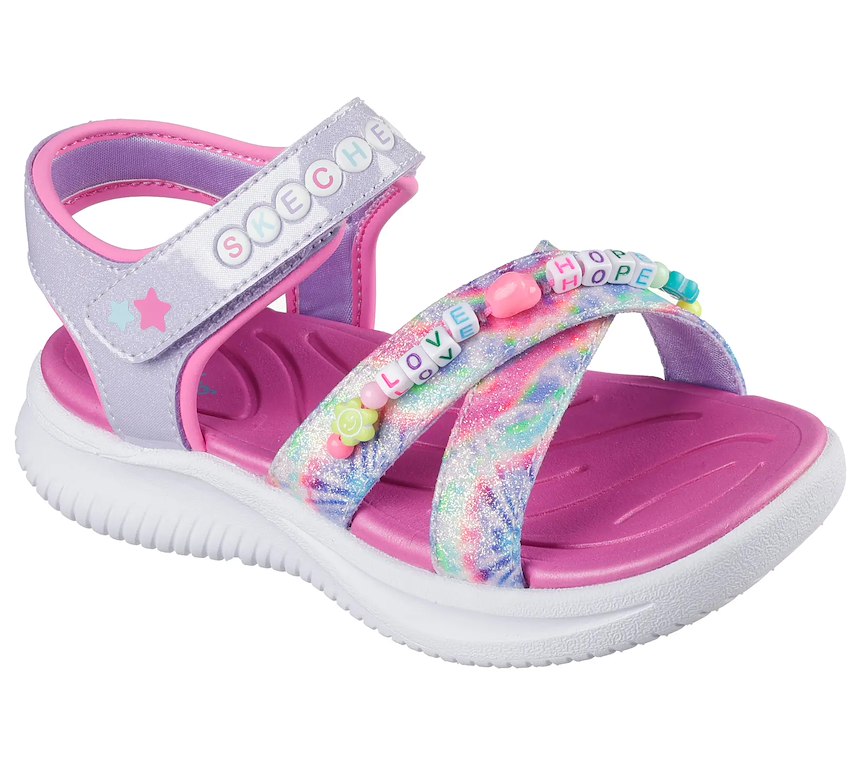 Skechers Sandale za devojčice Jumpsters Sandal - Tie Dye Bf, 303045L-LVMT, Šarene