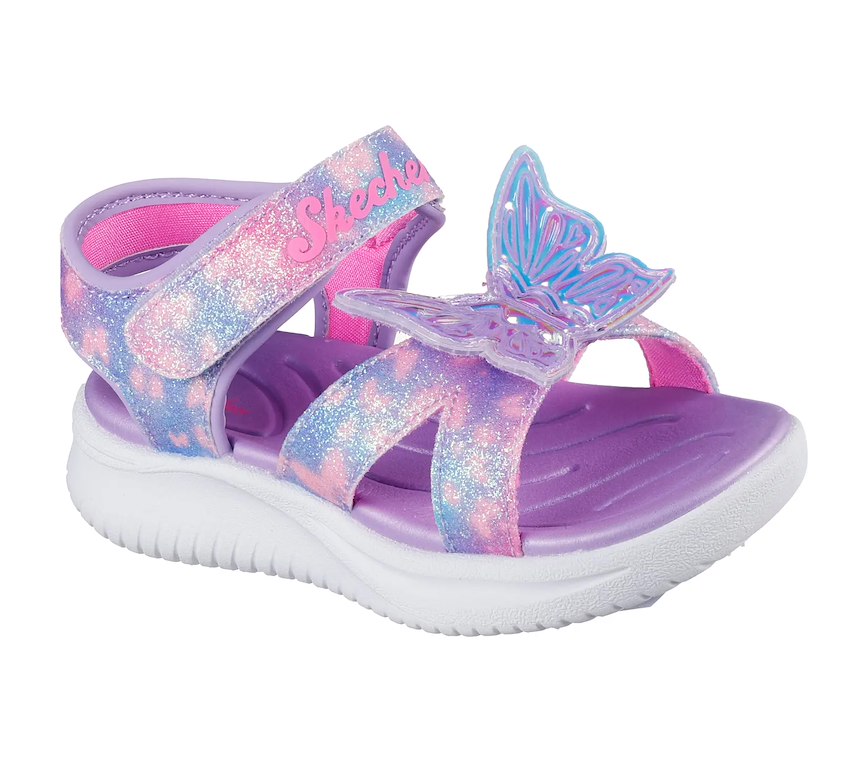 Skechers Sandale za devojčice S Lights Jumpsters Sandal-Bu, 303109N-LVMT, Ljubičaste
