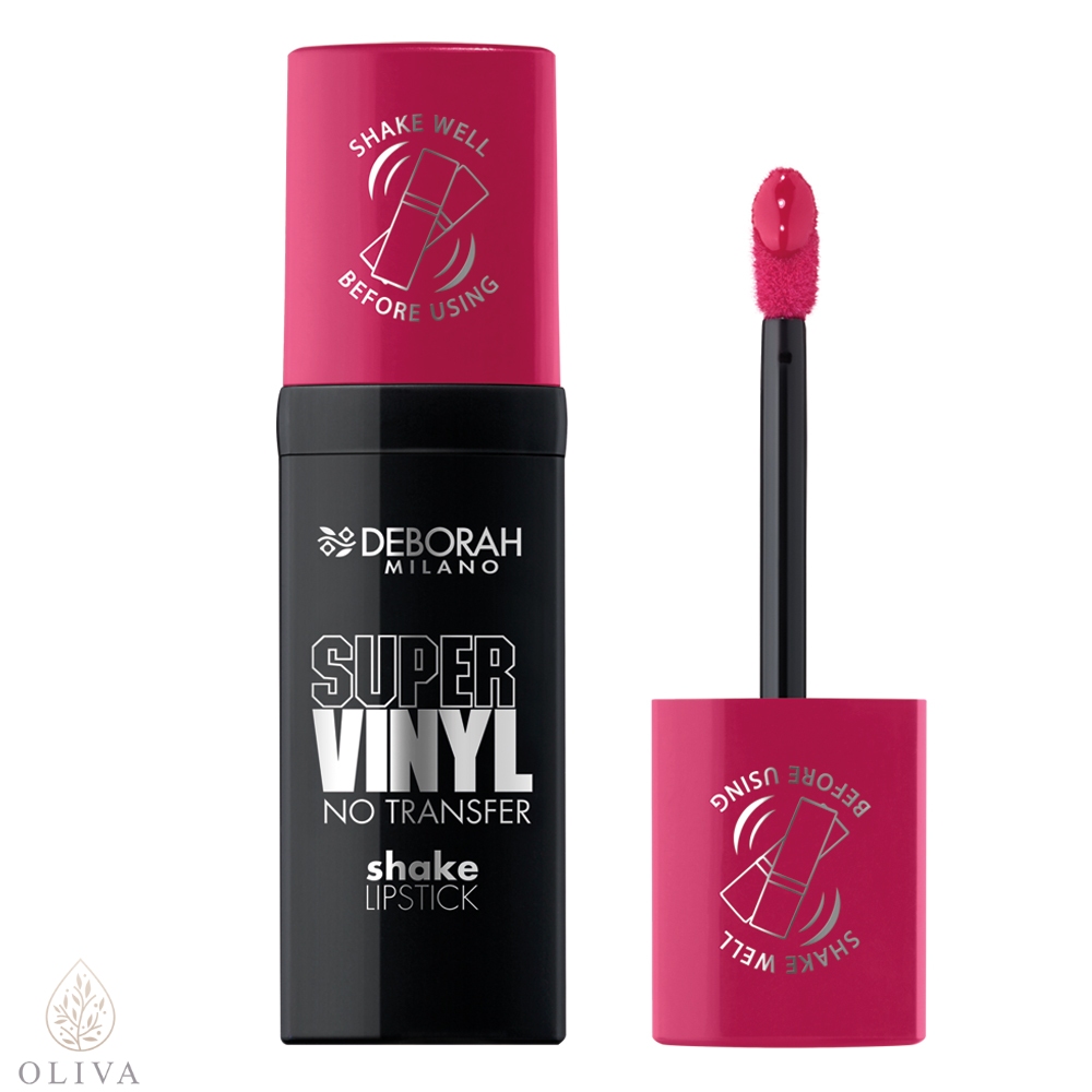 DEBORAH SUPER VINYL NO TRANSFER RUŽ ZA USNE 03 CHERRY PINK