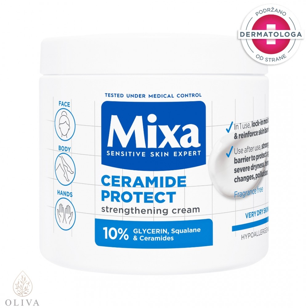 MIXA CERAMIDE PROTECT KREMA ZA JAČANJE ZAŠTITNE BARIJERE KOŽE 400 ML