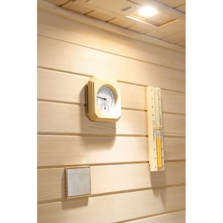 Nero Sauna soba kanadski hemlock 1800x1800x1900 za 4 osobe sa rasvetom ( 14732 )