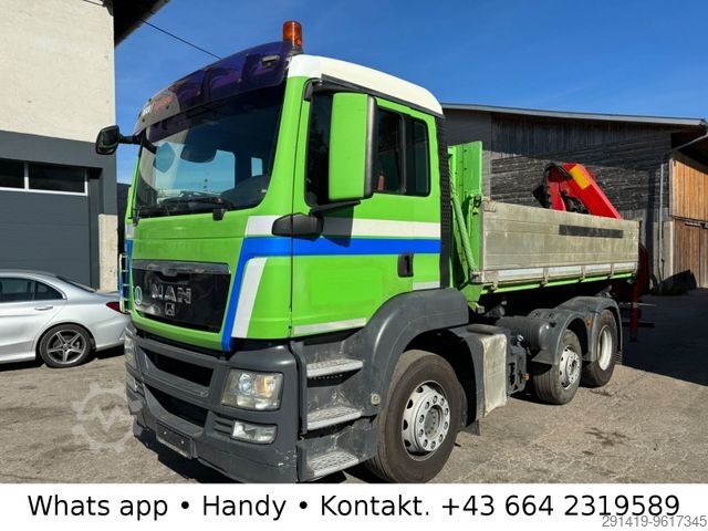 Kiper kamion
MAN TGS 24.400 6x2/2 BLS Kipper mit Kran Bj 2009